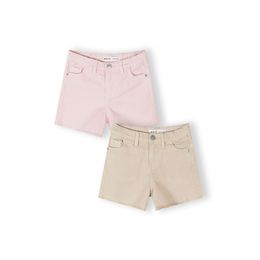MINOTI Shorts M&auml;dchen Gr&ouml;&szlig;e 146/152 beige / rosa