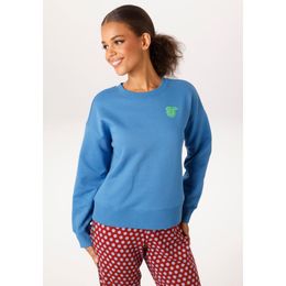 Aniston Casual Damen Aniston CASUAL Sweatshirt, mit fruchtiger Applikation 40