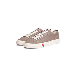 Tommy Jeans Herren Sneaker &raquo;ARCHIVE VULC Y2K&laquo; Freizeitschuh, Halbschuh, Schn&uuml;rschuh mit Logoflagge im Plateau beige 41