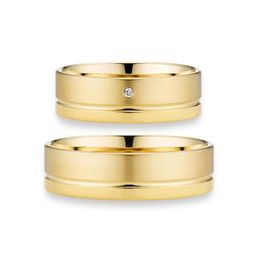 Phoenix Ph&ouml;nix Unisex Trauring &raquo;Schmuck Geschenk Gold 333 Trauring Ehering LIEBE versch. Varianten&laquo; Made in Germany, wahlweise mit oder ohne Brillant gold 56,