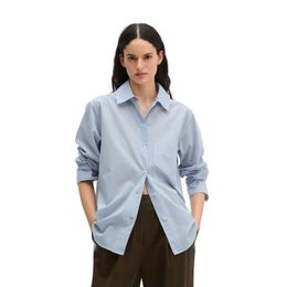 Marc O'Polo Marc O'polo Damen Marc O'Polo Langarmbluse mit Schleifchen-Detail regular aus Baumwoll-Chambray 38