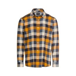 Camel Active Herren Camel Active Langarmhemd mit Logo Stickerei S, N-Gr