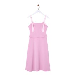 Trendyol Kleid Damen Gr&ouml;&szlig;e 40 rosa Sommerkleid