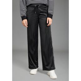 Kangaroos Damen Kangaroos Sporthose casual Trikot-Hose, bequemer Schnitt, mit Bindeband am Bund schwarz 44, N-Gr