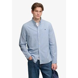 Superdry Herren Langarmhemd &raquo;PREPPY OXFORD L/S SHIRT&laquo; Baumwolle, regular fit blau S, N-Gr