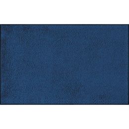 wash+dry by Kleen-Tex Fu&szlig;matte &raquo;Original Uni, Schmutzfangteppich&laquo; rechteckig 9 mm H&ouml;he Schmutzmatte, rutschhemmend, auch als L&auml;ufer erh&auml;ltlich blau 