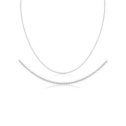 Firetti Herren Collierkettchen &raquo;Schmuck Geschenk Silber 925 Halsschmuck Halskette Kugelkette&laquo; Made in Germany silber 38, Silber 925 (Sterlingsilber), 