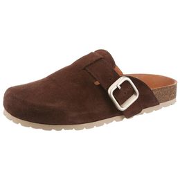VERBENAS Damen VERBENAS Clog &raquo;RIO SERRAJE&laquo; Hausschuh, Sommerschuh, Schlupfschuh mit verstellbarer Schnalle 37