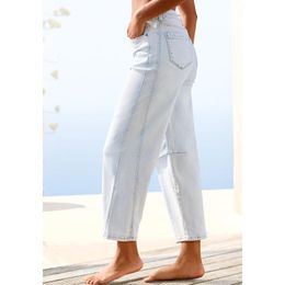 Buffalo Damen Ankle-Jeans &raquo;in modischem Barrel-Stil&laquo; in angesagter Barrel-Form, lockeres Bein, bequem 34, N-Gr