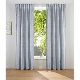 LeGer Home by Lena Gercke Vorhang &raquo;LESKA&laquo; Multifunktionsband 1 Stk. tlg. blickdicht, glatt, gewebt, monochrom, verschiedene Gr&ouml;&szlig;en grau Jacquard, 