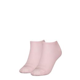 Tommy Hilfiger Damen Sneakersocken &raquo;TH WOMEN SNEAKER 2P&laquo; 2 Paar, Verst&auml;rkte Ferse und Spitze f&uuml;r zus&auml;tzliche Strapazierf&auml;higkeit rosa 39-42