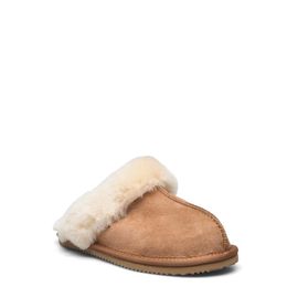 rosemunde Damen rosemunde Hausschuh &raquo;Sydney Shearling Reversed Slippers&laquo; atmungsaktiv, w&auml;rmend, mit Memory Foam braun 40