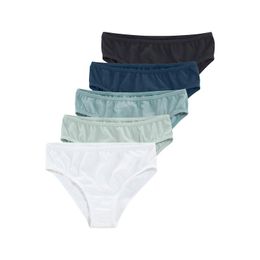Vivance M&auml;dchen Slip Packung, 5 Stk. unifarben, Baumwollmischung 122/128, 5 Stk.