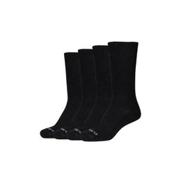 Camano Damen Diabetikersocken &raquo;comfort&laquo; 4 Stk. tlg. mit besonders Venen-freundlichem Material schwarz 39-42