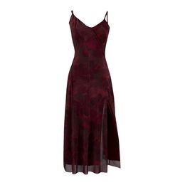 Trendyol Kleid Damen Gr&ouml;&szlig;e 38 rot / weinrot / dunkelrot Sommerkleid