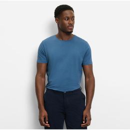OLYMP Herren OLYMP T-Shirt &raquo;Casual&laquo; blau XXL