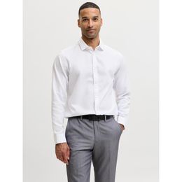 Jack & Jones Jack & Jones Herren Langarmhemd &raquo;JJJOE STRUCTURE SHIRT L/S&laquo; wei&szlig; M, N-Gr
