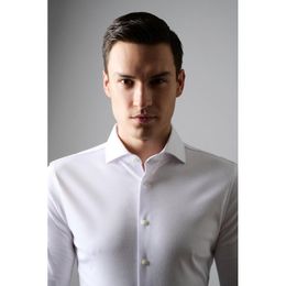 DESOTO Herren DESOTO Langarmhemd &raquo;Jerseyhemd Essential Hai langarm&laquo; Flexibler Stretch wei&szlig; 40, N-Gr