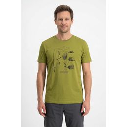 Icepeak Herren T-Shirt &raquo;MILLINGTON&laquo; Print T-Shirt, aus Baumwolle gr&uuml;n S