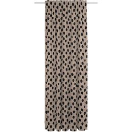 Adam Vorhang &raquo;Dots&laquo; Multifunktionsband 1 Stk. tlg. aus Leinen und Bio-Baumwolle lila Jacquard, Baumwolle, Leinen 245cm, Multifunktionsband, 142cm