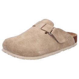 Rieker Damen Clog Pantolette, Hausschuh, Sommerschuh mit Klettriemchen 40