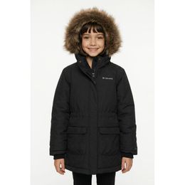 Columbia M&auml;dchen Parka &raquo;NORDIC STRIDER II JACKET&laquo; mit abnehmbarer Kapuze, wasserabweisend, aus Nylon und Polyester schwarz L (152/158)