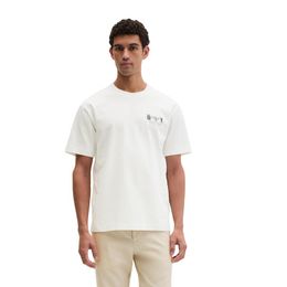 Marc O'Polo Marc O'polo Herren Marc O'Polo T-Shirt loose fit mit beidseitigen Insektenprints wei&szlig; XL