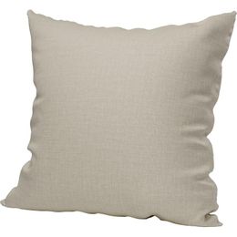 HOMING Dekokissen &raquo;St. Tropez&laquo; Pflegeleicht beige Polyester B/L: 40cm x 40cm, 1 Stk.