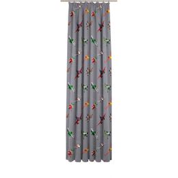 WIRTH Vorhang &raquo;Planes Action&laquo; Multifunktionsband 1 Stk. tlg. Disney grau Satin, Polyester 145cm, Multifunktionsband, 142cm