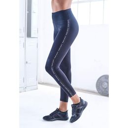 active by Lascana Lascana Active Damen LASCANA ACTIVE Leggings mit breitem Komfortbund schwarz XL (48/50), N-Gr