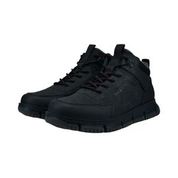 Bugatti Herren Bugatti Schn&uuml;rboots Outdoorboots, Stiefelette, Winter Sneaker mit TEX-Ausstattung schwarz 46
