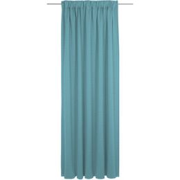 Adam Vorhang &raquo;Uni Collection&laquo; Multifunktionsband 1 Stk. tlg. aus 100% Bio-Baumwolle blau Jacquard, Baumwolle 145cm, Multifunktionsband, 142cm