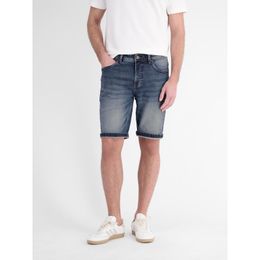 Lerros Herren Lerros Bermudas Jeans-Bermudas mit Stretch blau 30, N-Gr