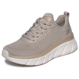 Skechers Damen Sneaker &raquo;BOBS B FLEX HI-FLYING HI&laquo; , Trainingsschuh, Schn&uuml;rschuh, Freizeitschuh in veganer Verarbeitung beige 36