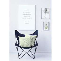 Apelt Dekokissen &raquo;6449&laquo; Kissenh&uuml;lle ohne F&uuml;llung, 1 St&uuml;ck gr&uuml;n Baumwolle, Polyester B/L: 49cm x 49cm, 1 Stk.