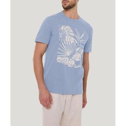 Pierre Cardin Herren T-Shirt &raquo;T-shirt RH&laquo; mit Front Print blau XL