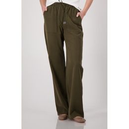 monari Damen Schlupfhose &raquo;Hose Schlupf&laquo; Regular fit mit Taschen gr&uuml;n 46, N-Gr