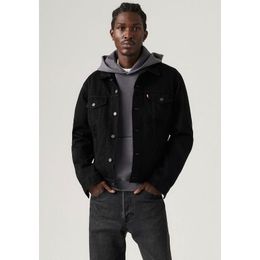Levi's Levi's Herren Jeansjacke &raquo;VINTAGE FIT TRUCKER JKT&laquo; ohne Kapuze mit Knopfleiste schwarz XL
