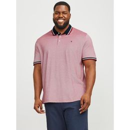 Jack & Jones PlusSize Jack & Jones Plussize Herren Jack & Jones PlusSize Poloshirt &raquo;JJEPAULOS POLO SS NOOS PLS&laquo; Baumwolle, regular fit rot 6XL