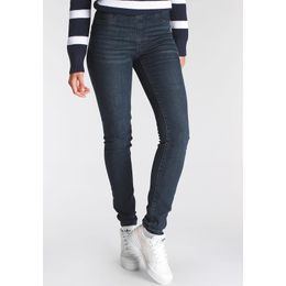 Arizona Damen Jeansjeggings &raquo;mit leichtem Thermo Effekt&laquo; extra-eng geschnitten, hohe Leibh&ouml;he, mit Coinpocket blau 40, N-Gr