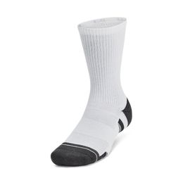 Under Armour Damen Sportsocken &raquo;UNISEX UA PERF TECH 6PK CREW&laquo; 6 Paar tlg. mit mittlerer D&auml;mpfung am gesamten Fu&szlig;, schnell trocknend schwarz-wei&szlig; M