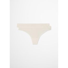 Marc O'Polo Marc O'polo Damen Marc O'Polo String &raquo;Second Skin&laquo; mit flachen N&auml;hten wei&szlig; S
