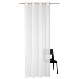 WIRTH Gardine &raquo;Audrey&laquo; &Ouml;sen 1 Stk. tlg. Fertigstore mit &Ouml;sen (&Oslash; 4 cm) nach Ma&szlig; wei&szlig; Polyester 245cm, &Ouml;sen, 600cm