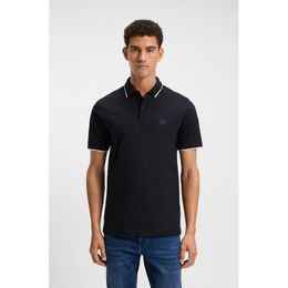 BOSS Orange Herren BOSS Orange Poloshirt &raquo;Passertip&laquo; mit BOSS Logo-Badge blau 3XL