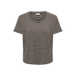 Jacqueline de Yong JDY T-Shirt 'JDYSISSY' Damen Gr&ouml;&szlig;e L dunkelbraun / wei&szlig;