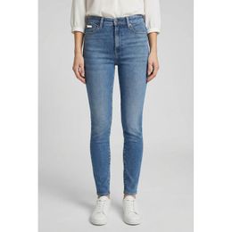 Calvin Klein Jeans Damen High-waist-Jeans skinny fit, used washed blau 26, L&auml;nge 30