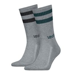 Levi's Levi's Herren Socken &raquo;LEVIS UNI REG CUT SPORT STRIPE 2P&laquo; 2 Paar grau 43-46