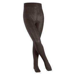 Falke Kinder Falke Strickstrumpfhose &raquo;Comfort Wool&laquo; blickdicht, leichte, w&auml;rmende Merinowolle au&szlig;en braun 152/164