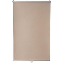 K-home Springrollo &raquo;Anna&laquo; verdunkelnd energiesparend ohne Bohren freih&auml;ngend beige Polyester 150cm, 35cm