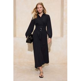 Langes, flaches Maxikleid f&uuml;r Damen, l&auml;ssig/alltagstauglich, A-Linien-Schnitt, Hijab-Stil